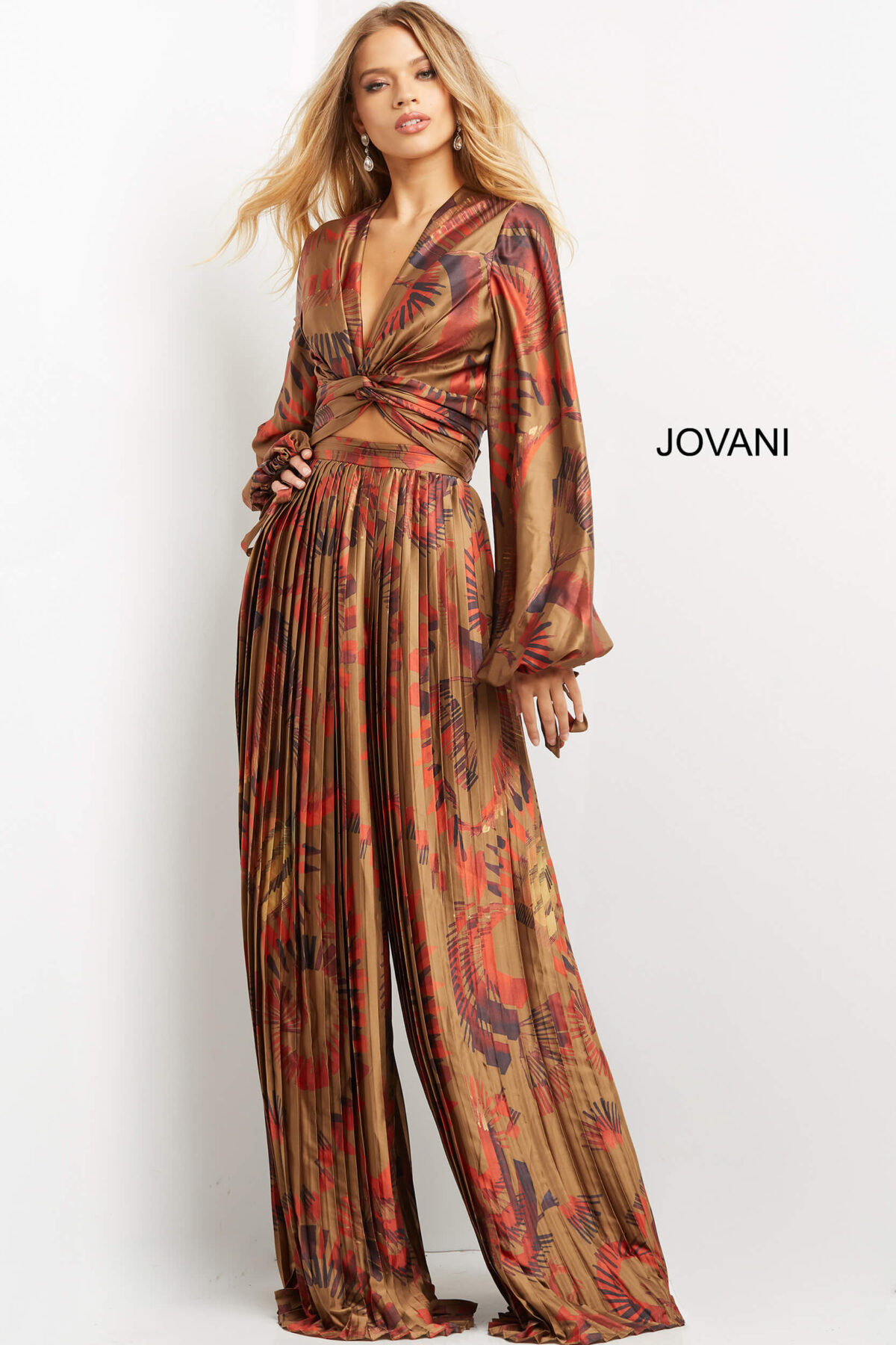 Multi Color Print Contemporary Suit 06851 and 06852 - Jovani