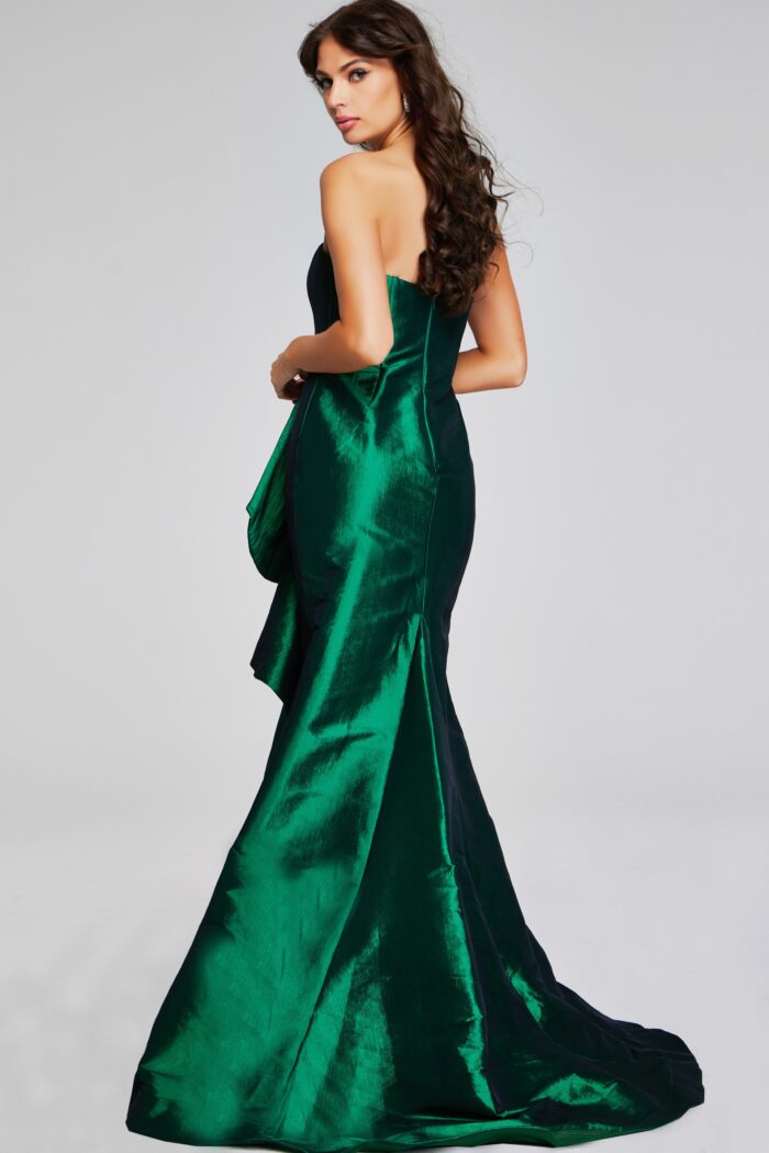 Emerald Green Strapless Evening Gown 39368 - Jovani