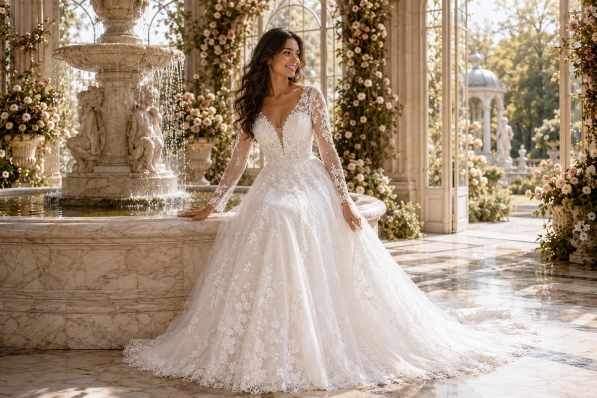 Long-Sleeve Wedding Dresses: A Guide